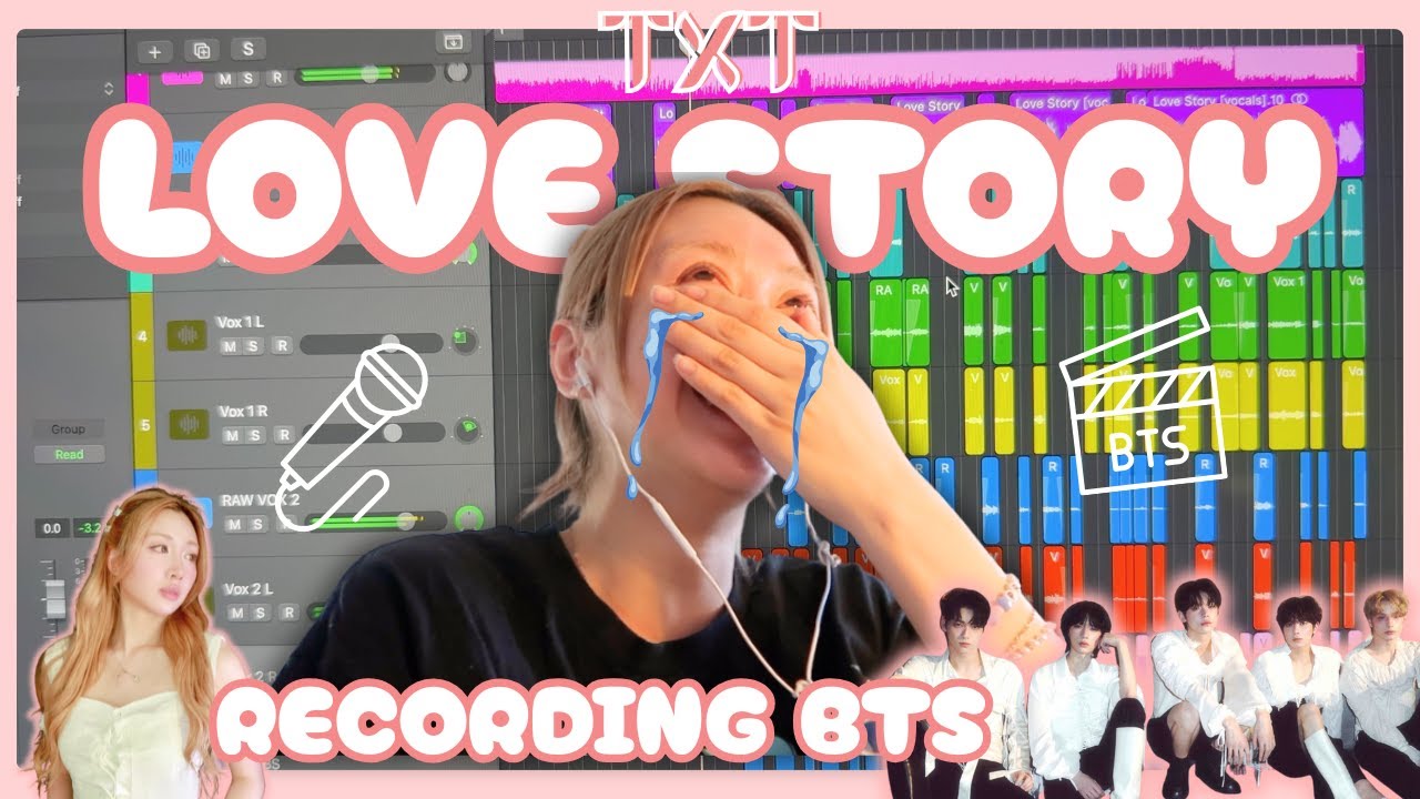 Behind the Scenes of My TXT Love Story Cover | What You Didn’t See 👀 ...