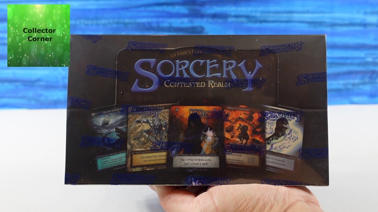 Sorcery Contested Realm Full Booster Box #2 Unboxing TCG Packs - YouTube