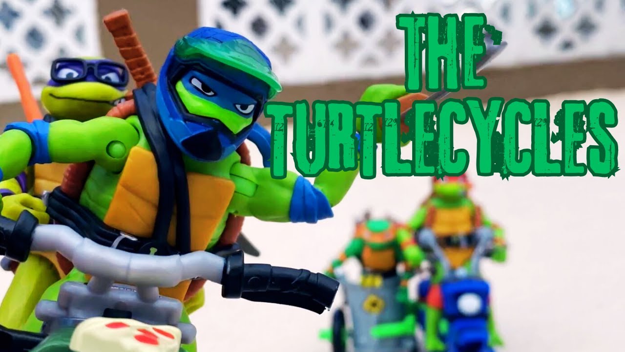 THE TURTLECYCLES || TMNT Stop Motion - YouTube
