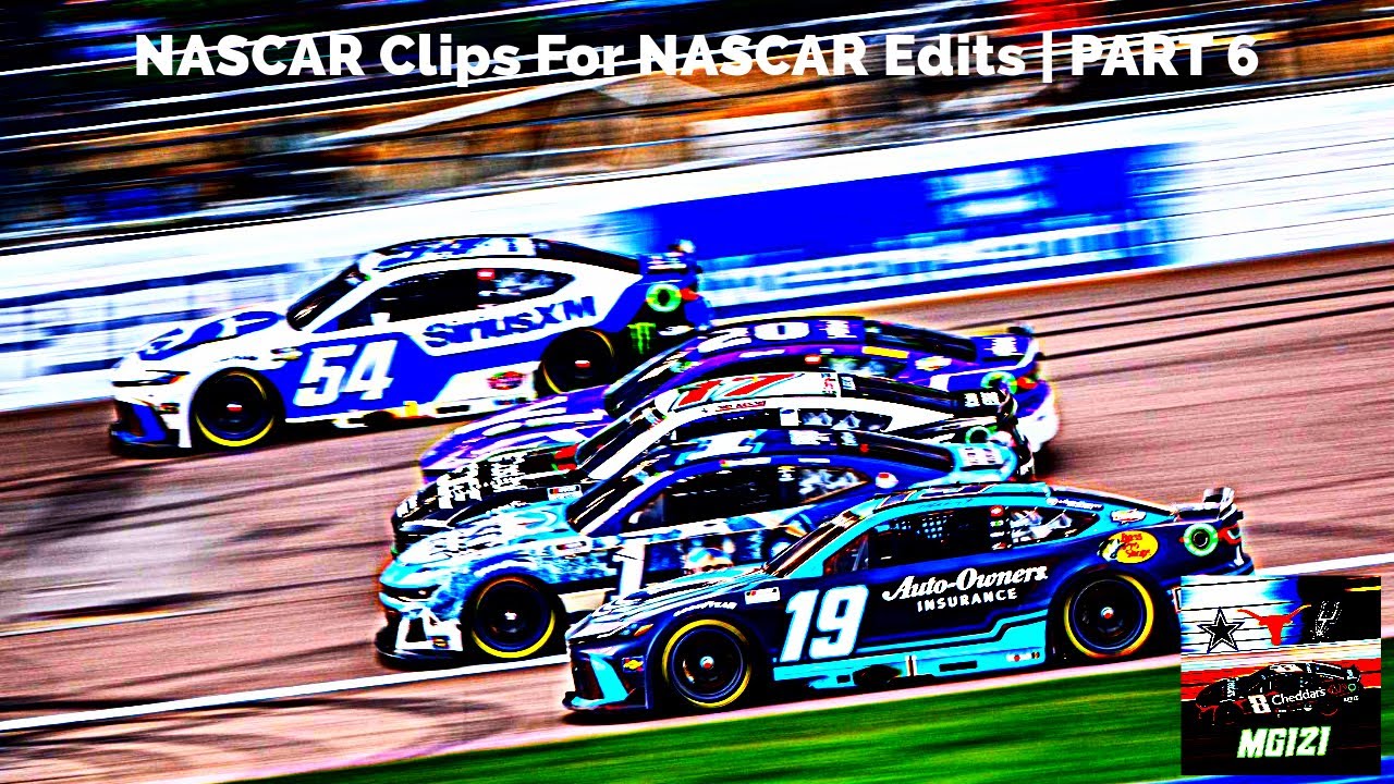 NASCAR Clips For NASCAR Edits | PART 6 - YouTube
