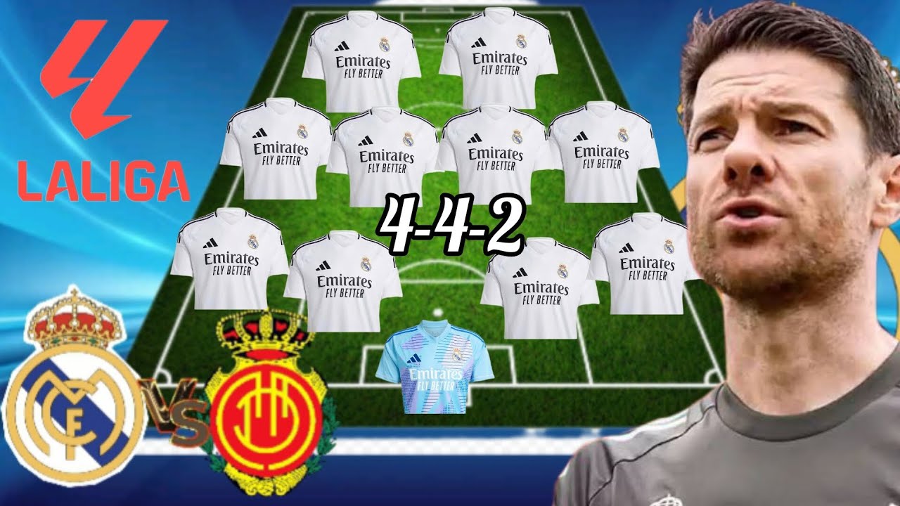 BEST SQAUD TO BEAT MALLORCA REAL MADRID PREDICTED 4-4-2 LINE-UP IN THE ...