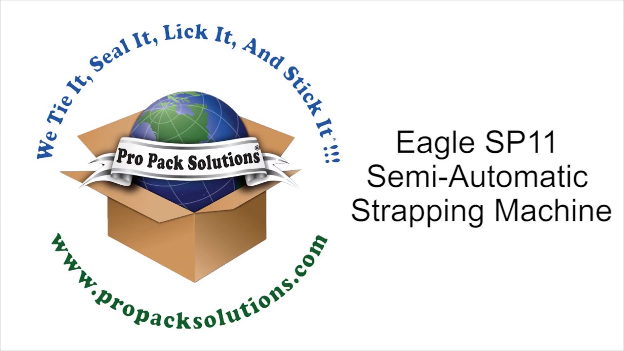 Eagle SP11 Strapping Machine - YouTube