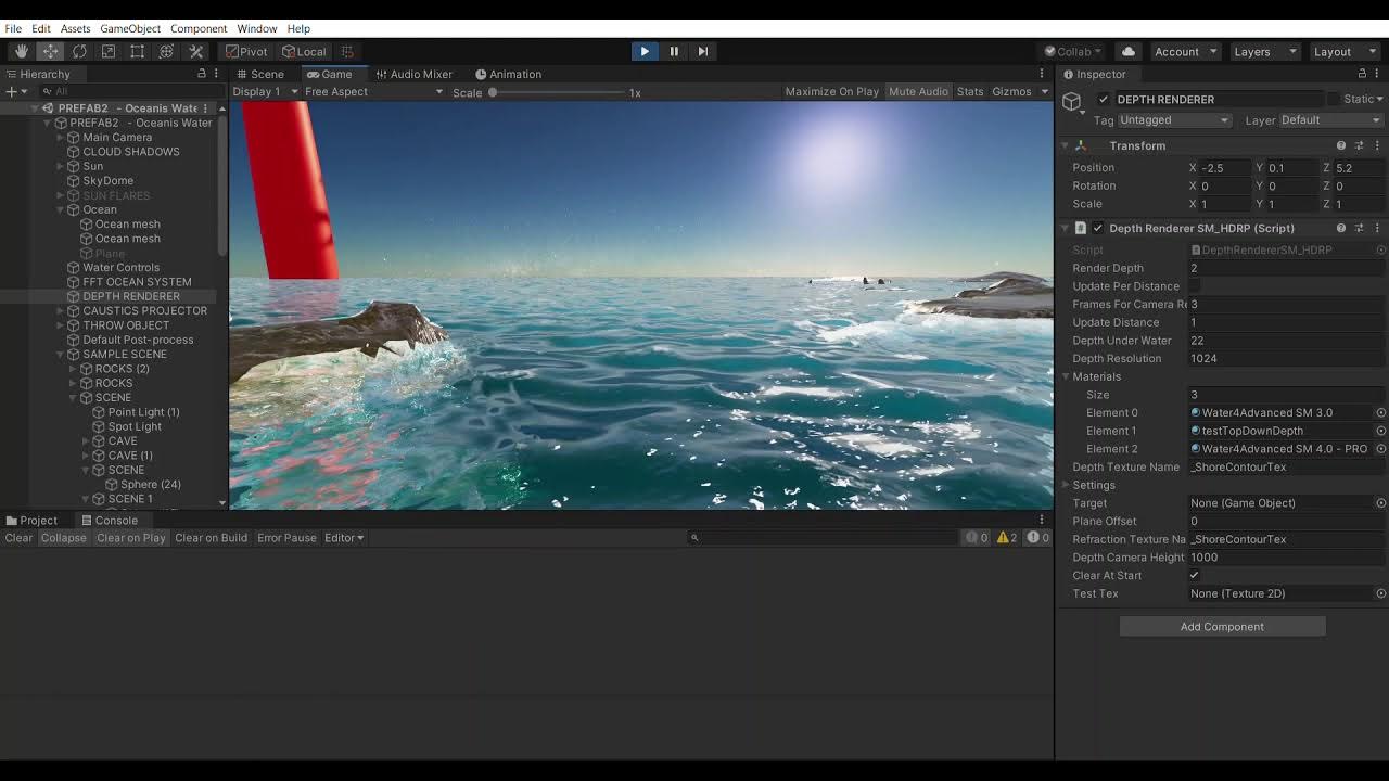 Sky Master ULTIMATE (http://u3d.as/agN) HDRP - Oceanis system for water ...