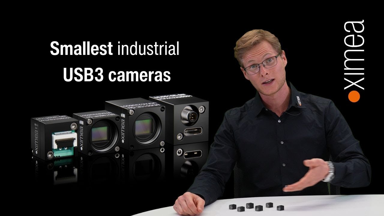 New subminiature cameras: smallest industrial USB3 xiMU cameras - YouTube