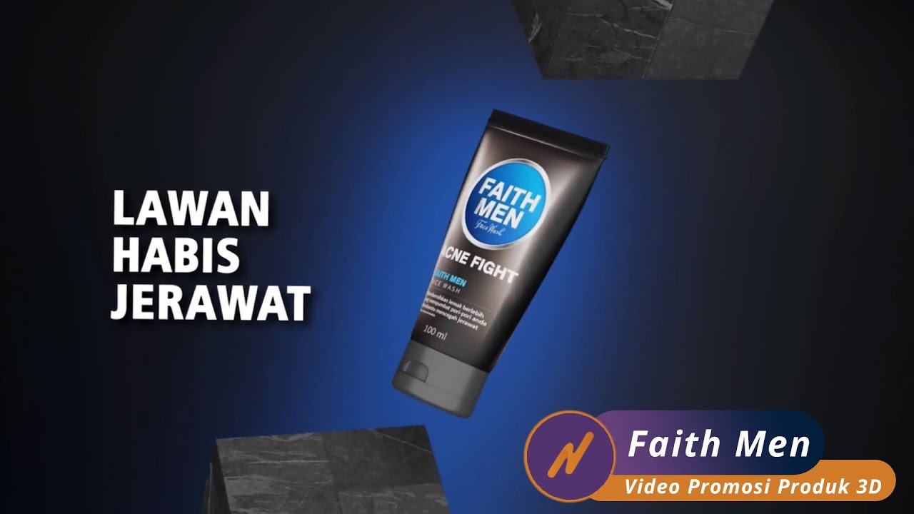 Jasa Bikin Animasi 3D Produk | Animasi 3D Produk Faith Men - YouTube