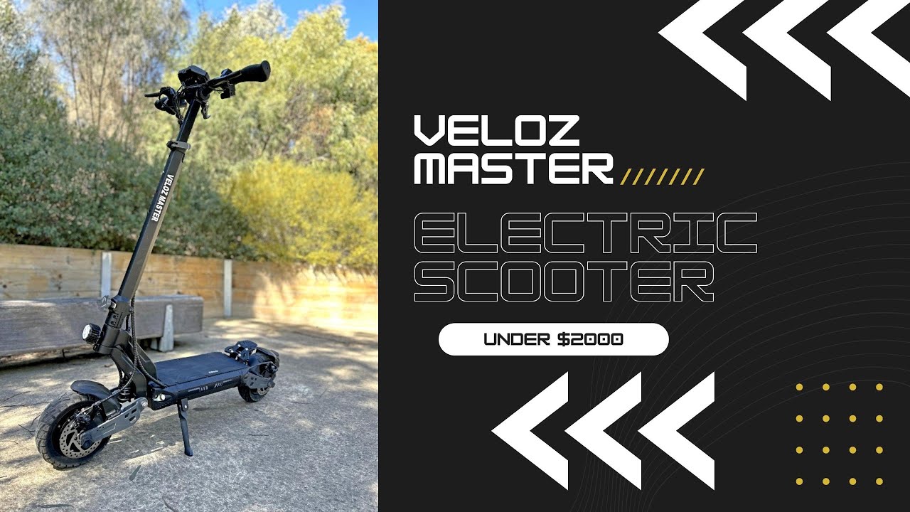 Veloz Master Electric Scooter Australia - YouTube