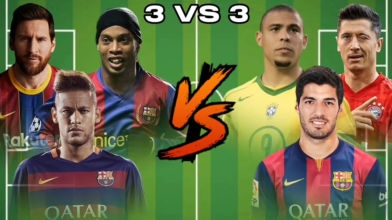 FCB Messi-FCB Neymar-FCB Ronaldinho VS RM R9-FCB Suarez-BAYERN ...