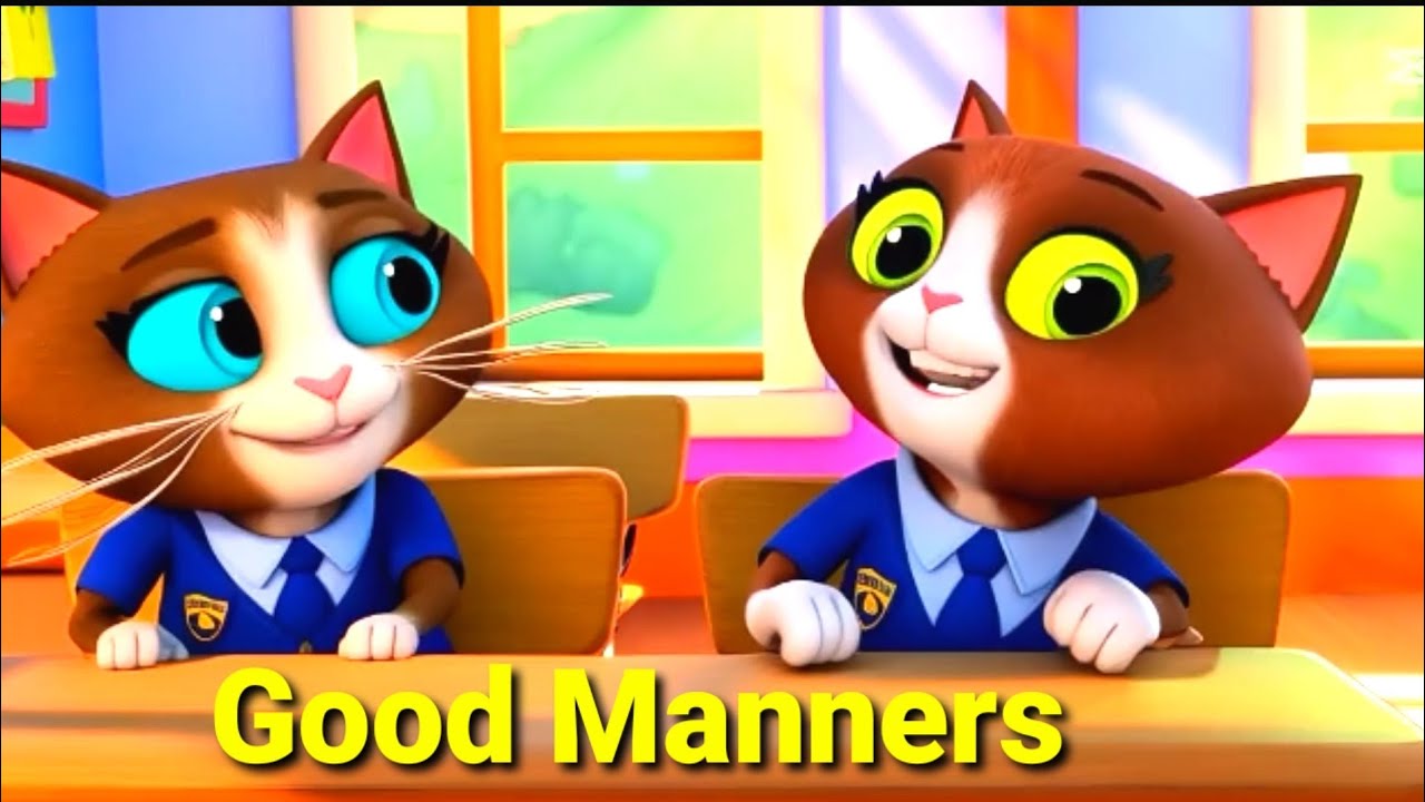 Good Manners Rhyme for Kids | Nursery Rhymes | Learn Manners with Fun ...