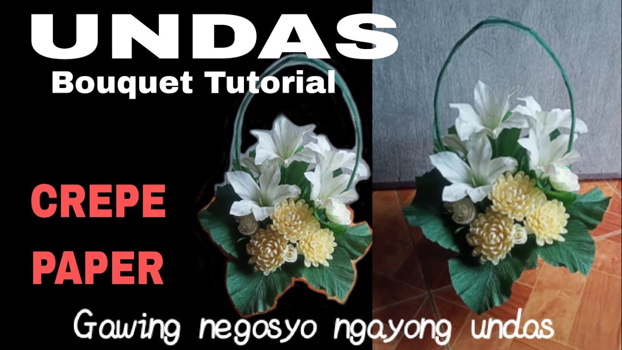 Part 2: ituturo ko sa inyo kung paano gumawa ng ganyang bouquet ...