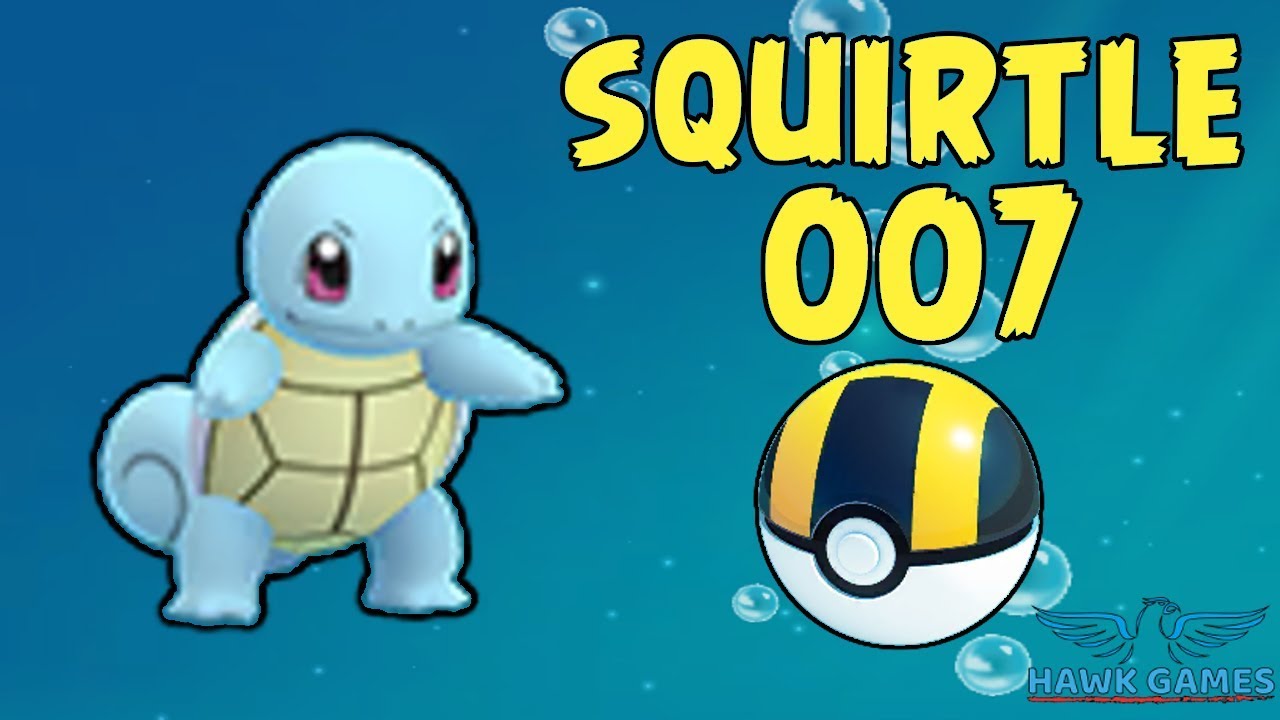 Shiny Squirtle caught - Generation 1 Pokedex 007 - Pokemon GO [No Hack ...