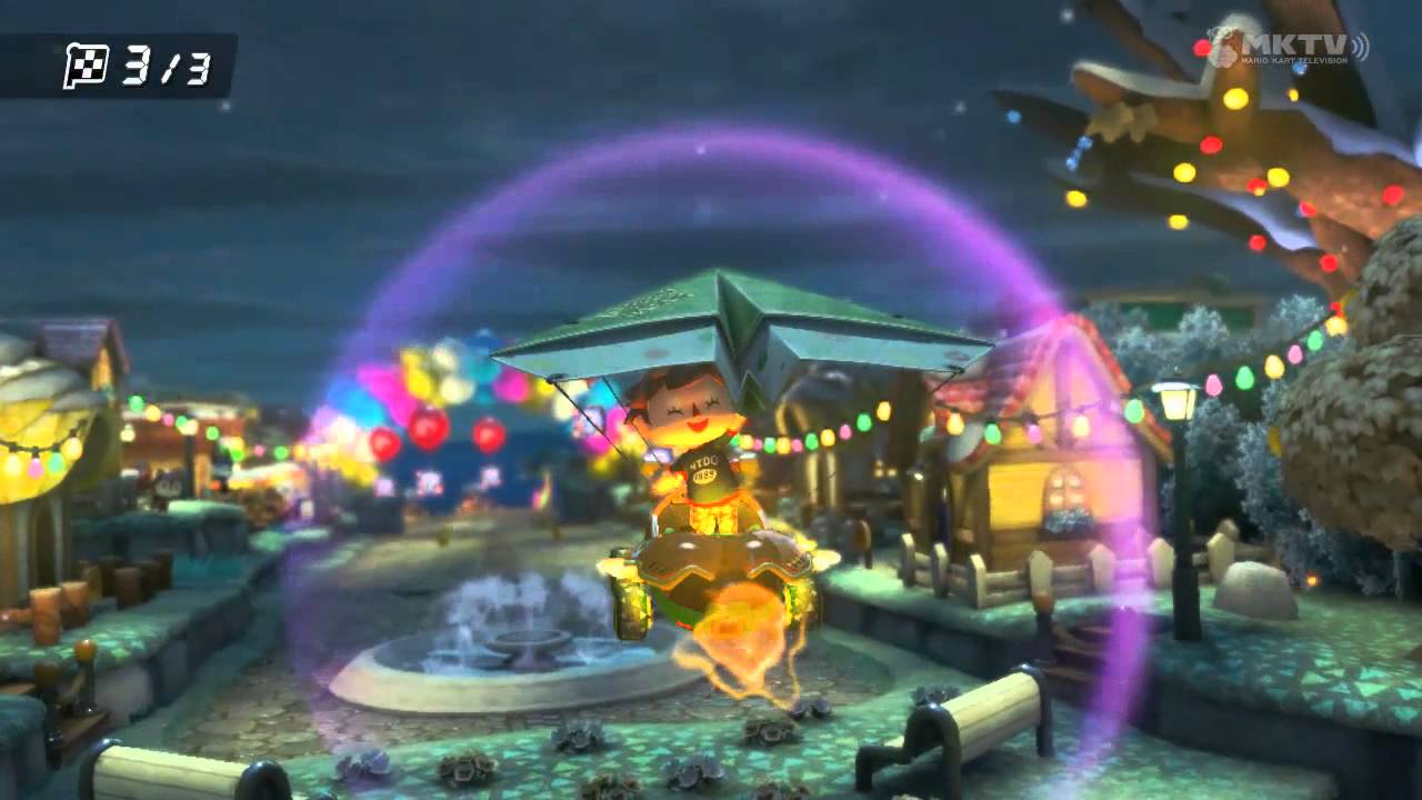 Wii U - Mario Kart 8 - Animal Crossing - YouTube