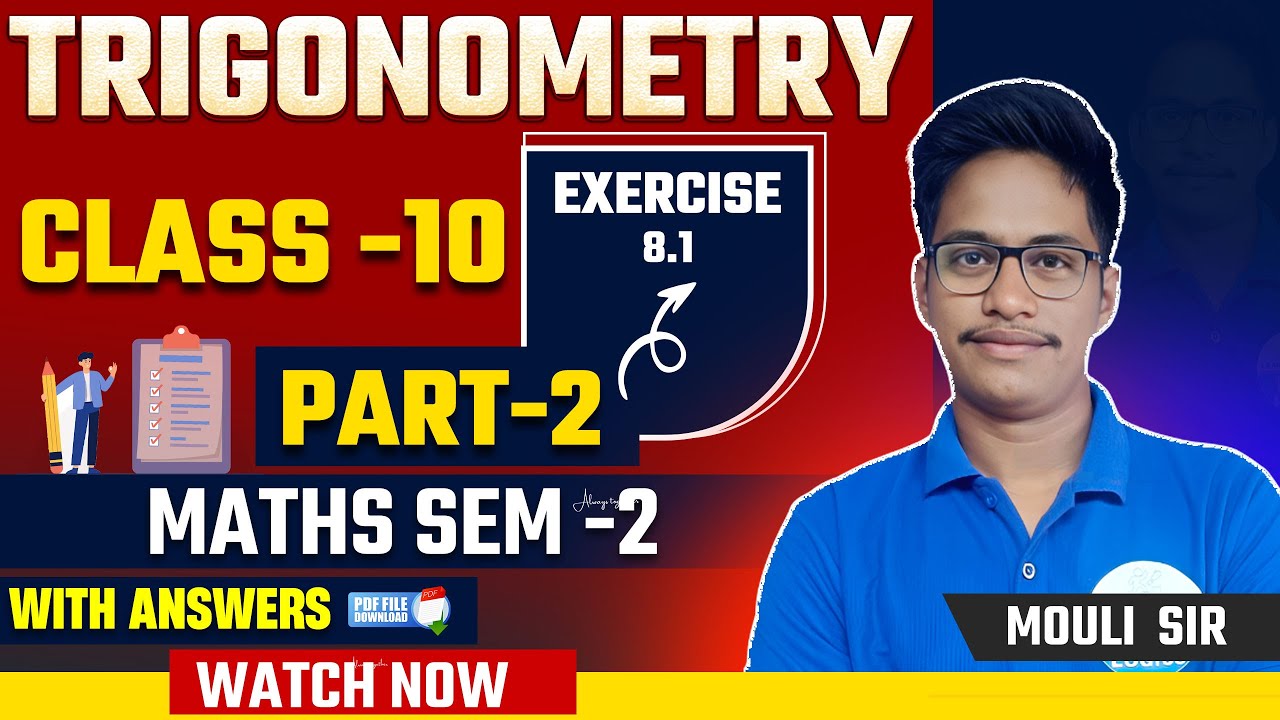 Introduction To Trignometry Part 2 10th Class Ap New Syllabus 5715