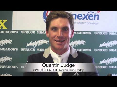 One on One With: Quentin Judge, 2014 Spruce Meadows - YouTube