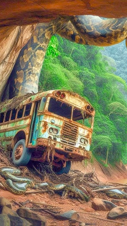 AI Nature Exploration | Amazing Scenery | Python and Lost Bus😲 #shorts ...