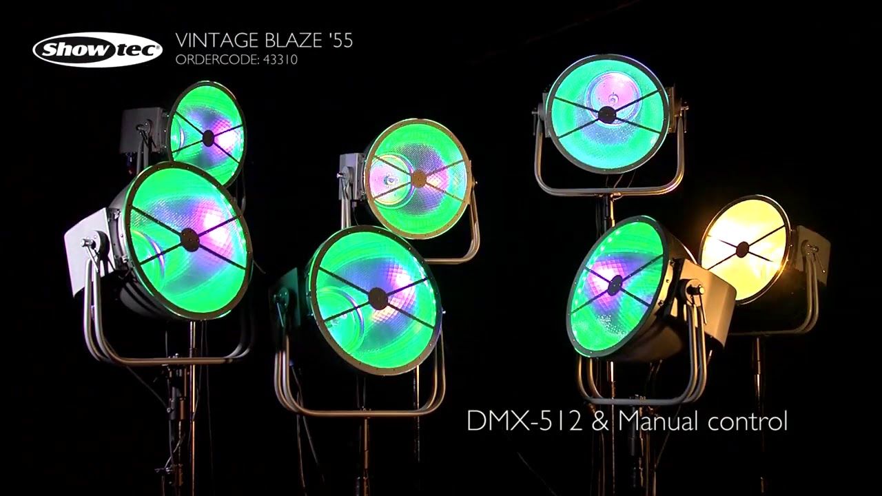 Showtec Vintage Blaze '55 - YouTube
