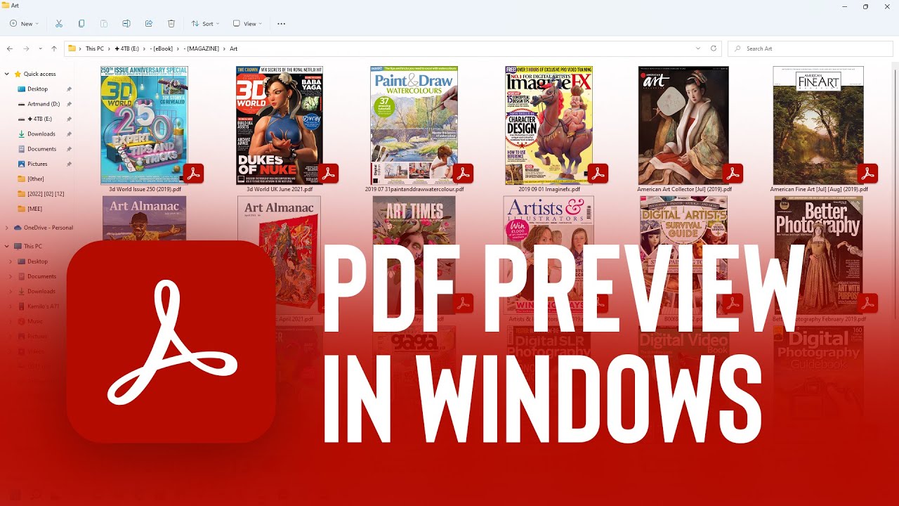 PDF Preview in Windows - YouTube