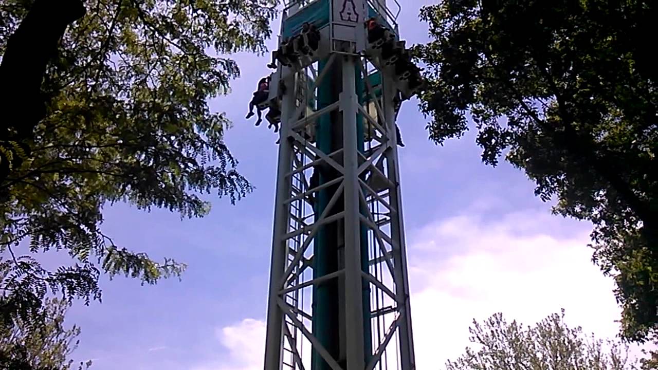 Adventure Land Space Shot Ride - YouTube