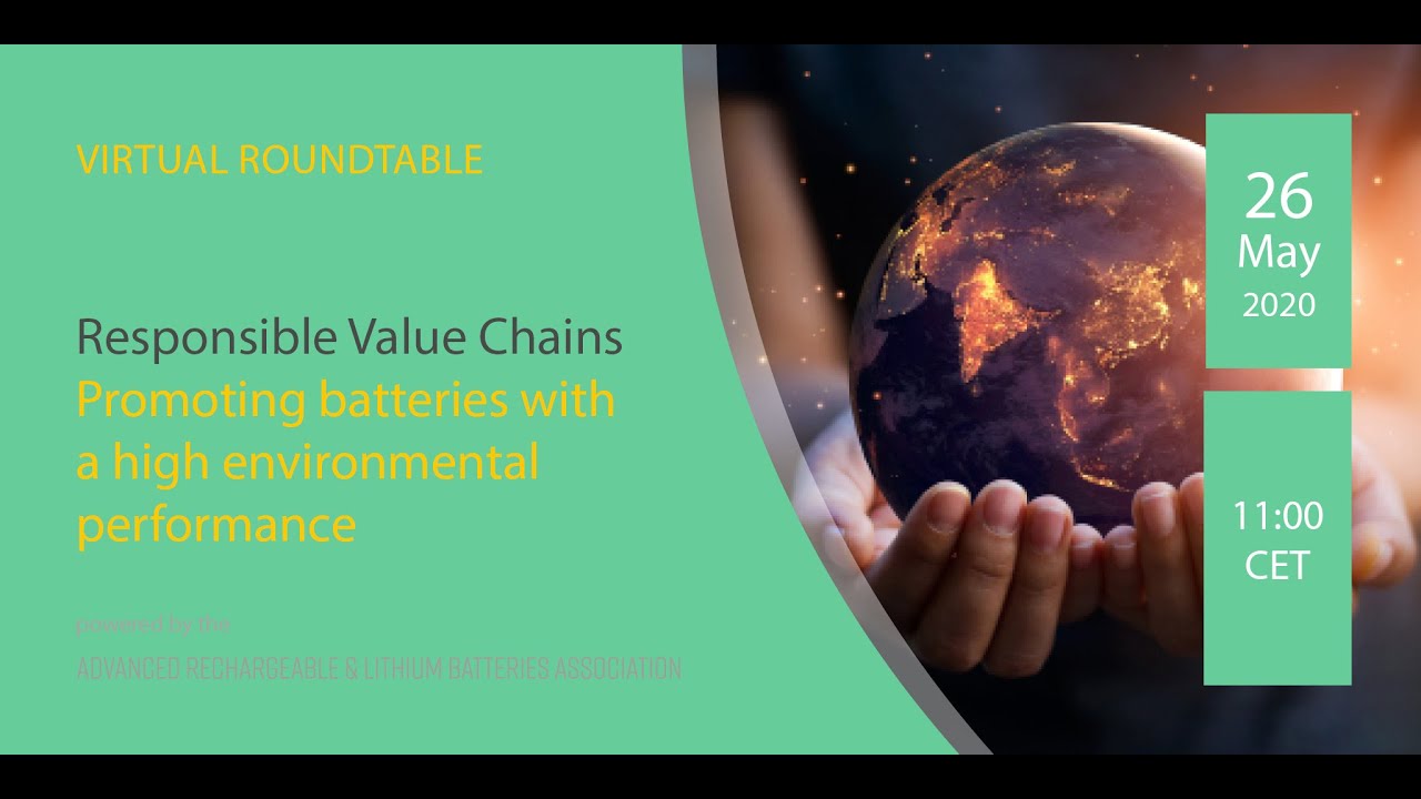 RECHARGE Virtual Roundtable #3: Promoting batteries with a high ...