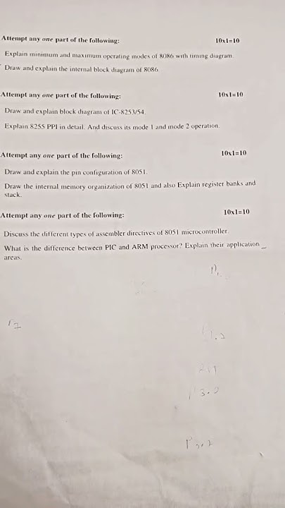 #microprocessorandmicrocontroller #aktu microprocessor and ...