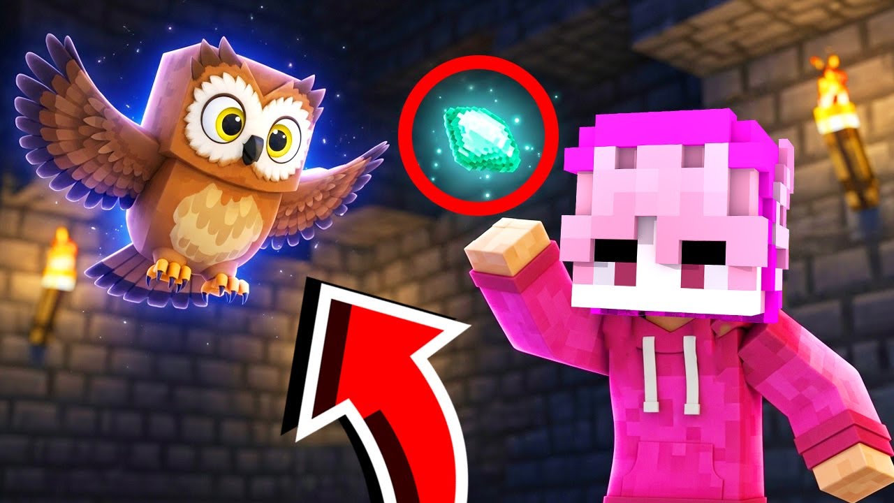 Minecraft'ta BABY OWL OLARAK YARDIM ETTİM! - YouTube