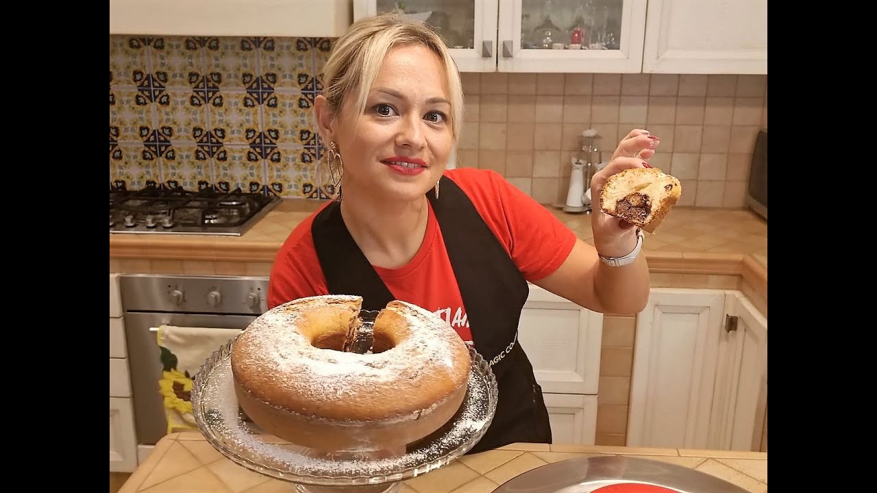 Ciambella cuor di nutella con Magic Cooker - YouTube