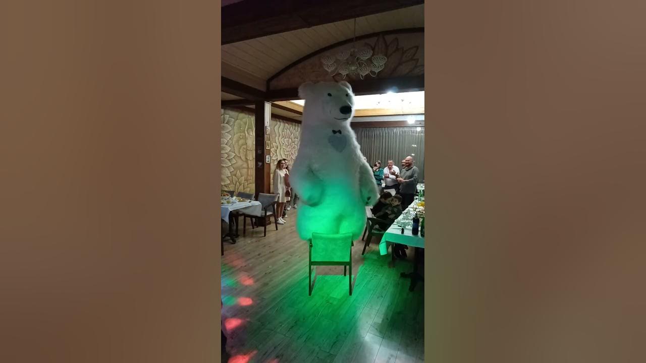 Медведь Зиновий из Сочи танцует так на ваших праздниках, как не танцует ...