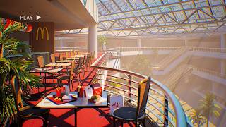 it’s 1998 and you’re eating at the mall food court… // vaporwave ambience