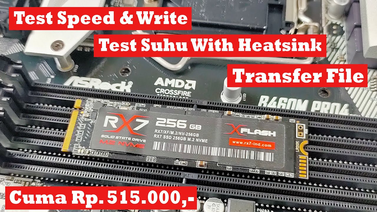 Review SSD M.2 NVME RX7 256gb Paling Murah - YouTube