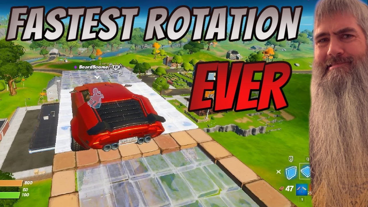 FASTEST WAY TO ROTATE ACROSS THE MAP IN FORTNITE - YouTube