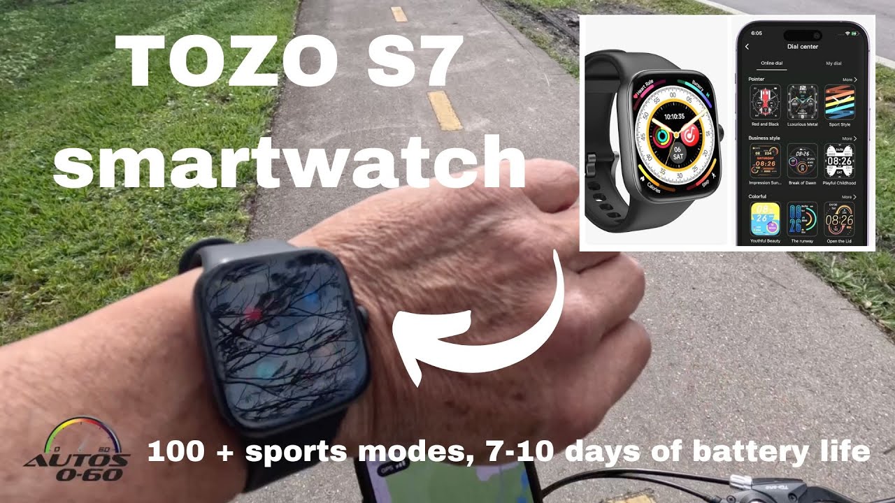 Tozo S7 Smartwatch - more than 100 sports modes, 7-10 days of battery ...