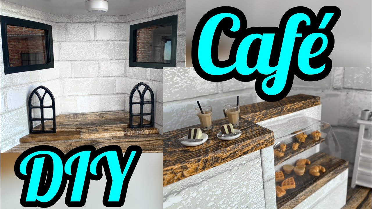 DIY Cafe for Barbies Part 1 - YouTube
