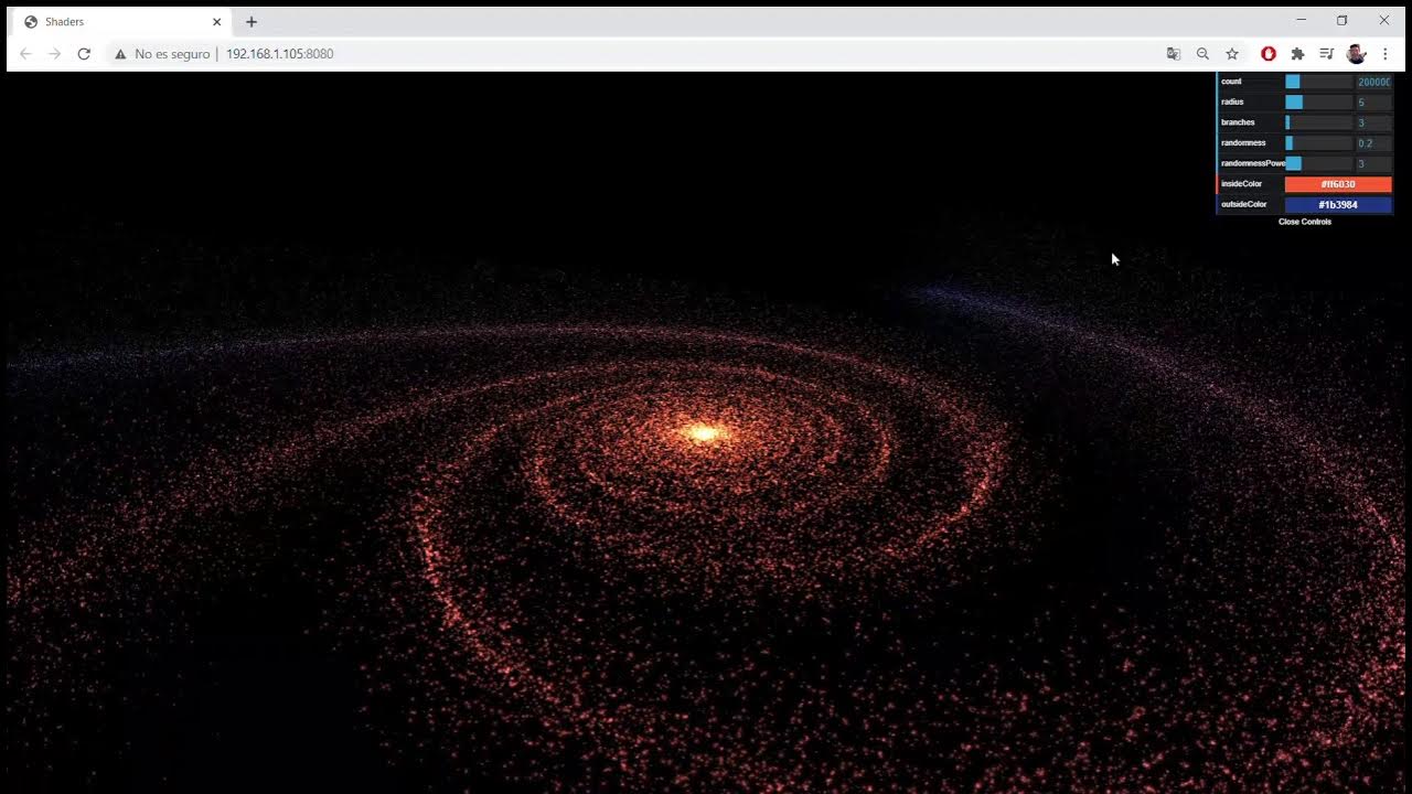 Galaxy Generator (Three.js) - YouTube