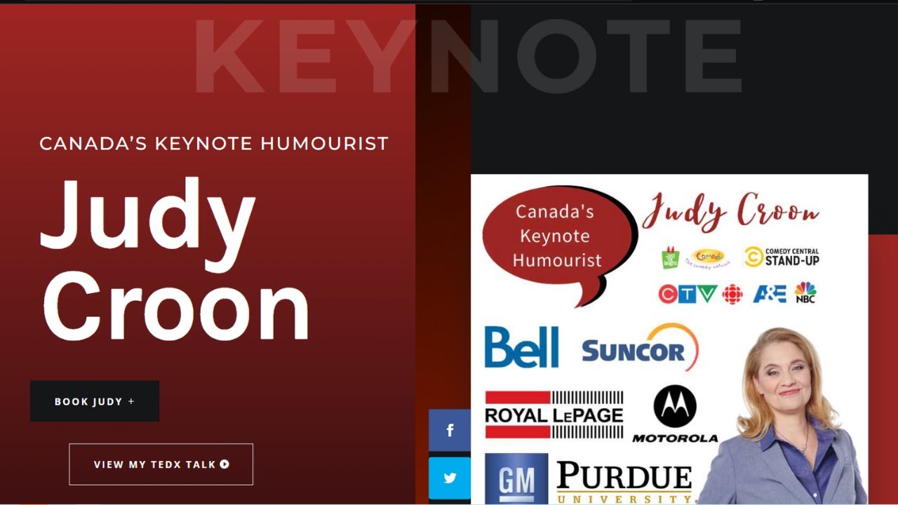Judy Croon is Canada’s Keynote Humorist, Motivational Speaker and ...