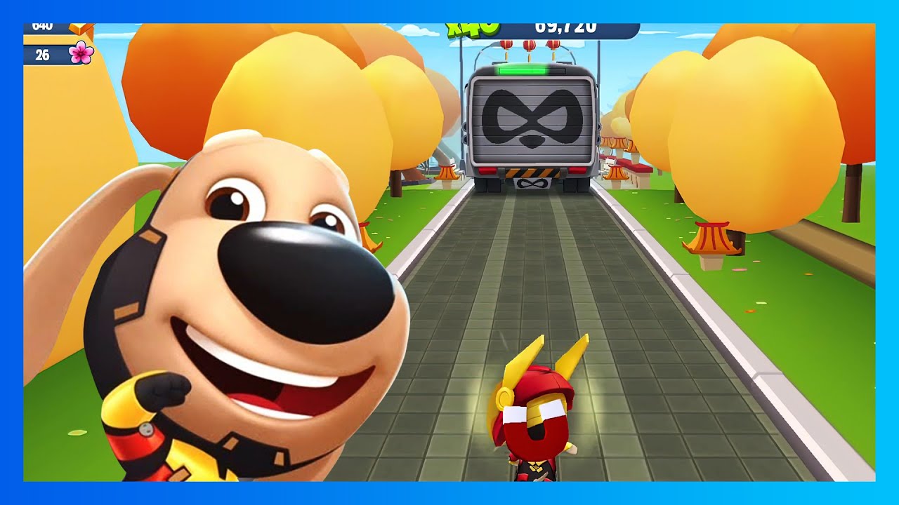 Talking Tom Gold Run: Iron Ben Running in Hank Home | The Zas Team ...