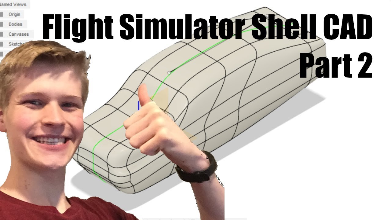 Designing a Flight Simulator Shell in Fusion 360 Part 2 ...