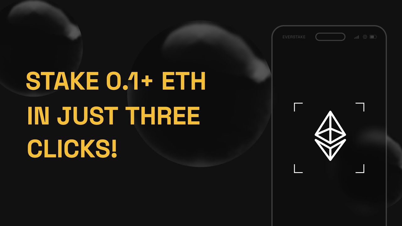 How to stake Ethereum instantly with Everstake - YouTube