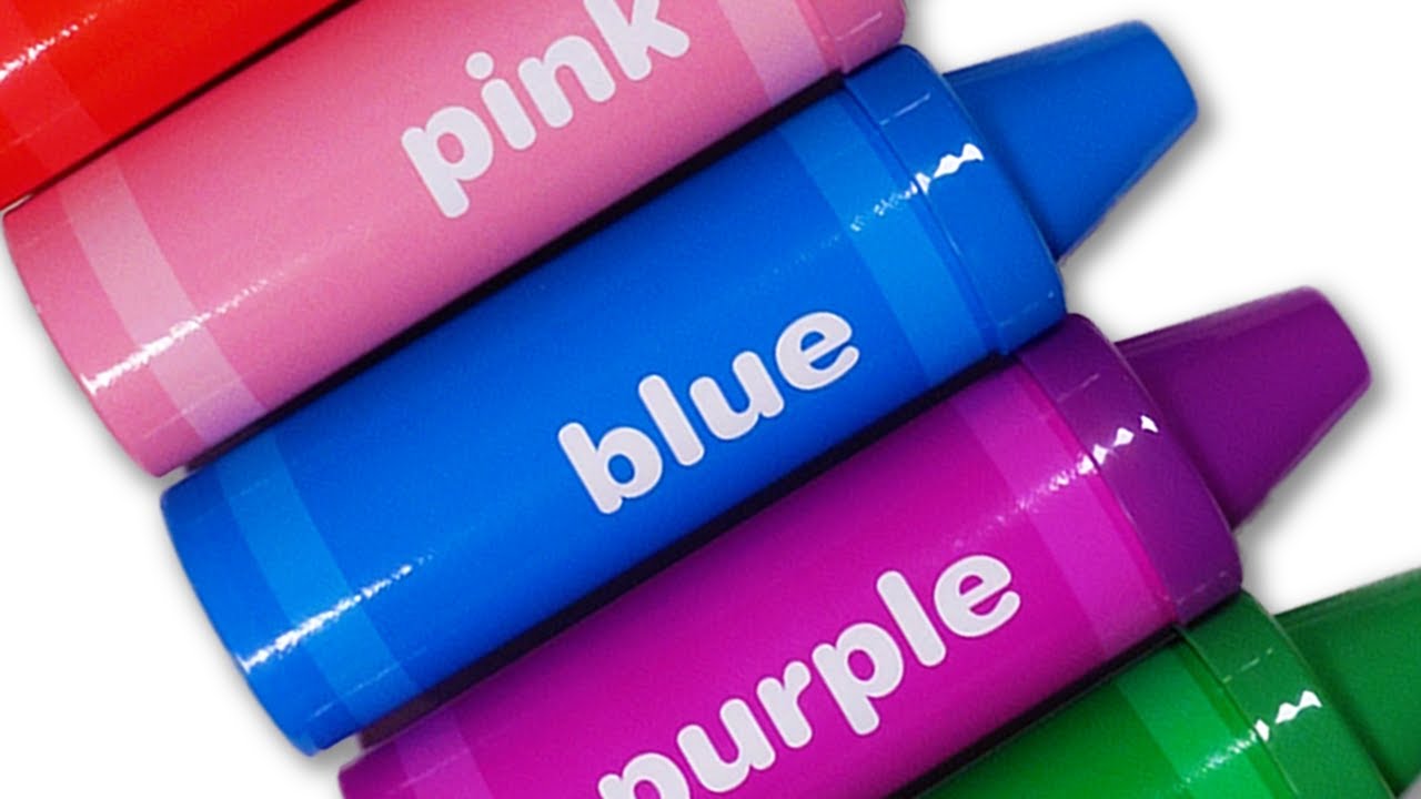 Learn The Color BLUE with Crayon Surprises! - A Fun Toddler Lesson ...