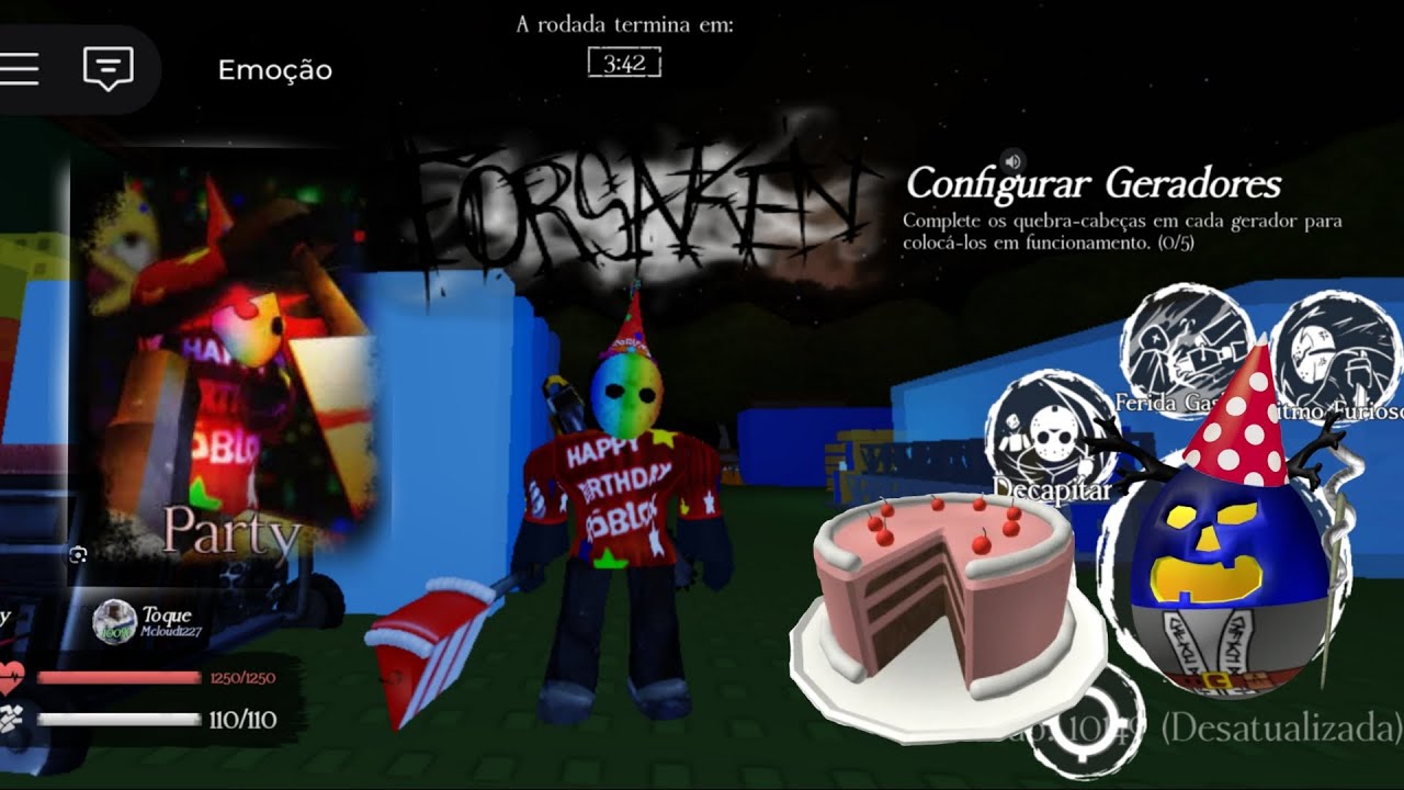 JASON PARTY SKIN/FORSAKEN - YouTube