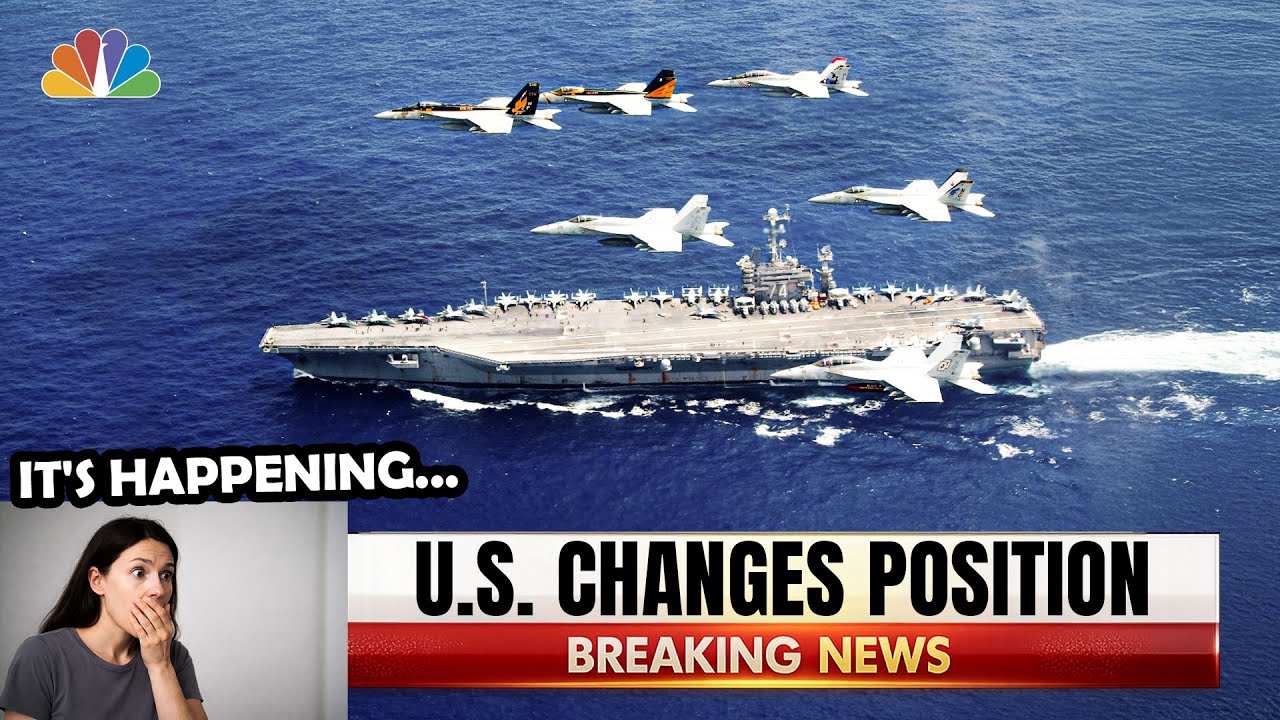 Breaking U S Aircraft Carrier Suddenly Changes Position — Iran Tensions ...