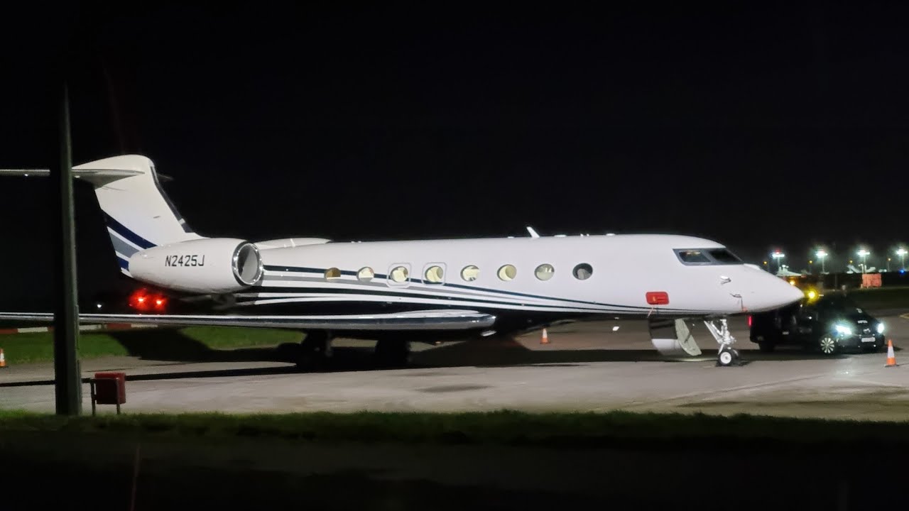 Gulfstream G650 ER at Dublin Airport, Ireland 🇮🇪 - YouTube