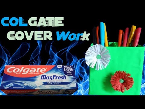 How To Colgate Cover Creativity Idea | Paper Creativity Work At Home ...