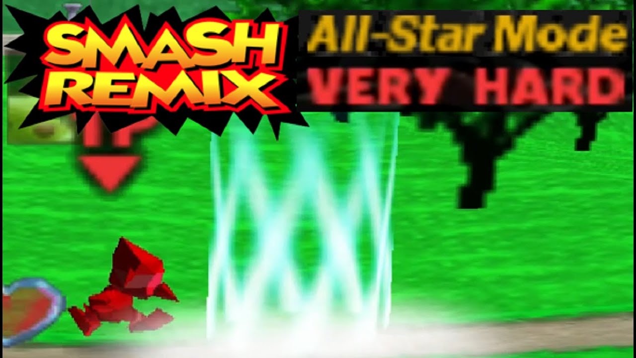 Smash Remix - All-Star Mode Gameplay with Polygon Mario (VERY HARD ...