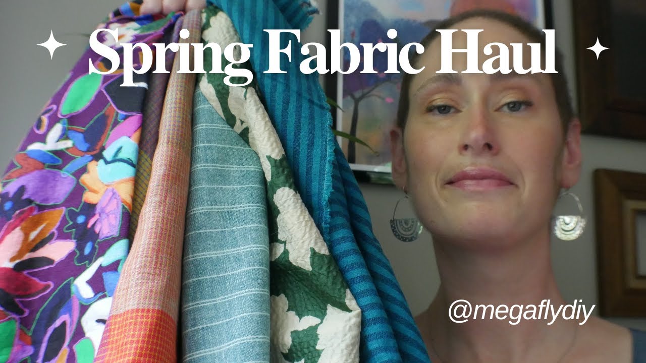 spring fabric haul 2024 - YouTube