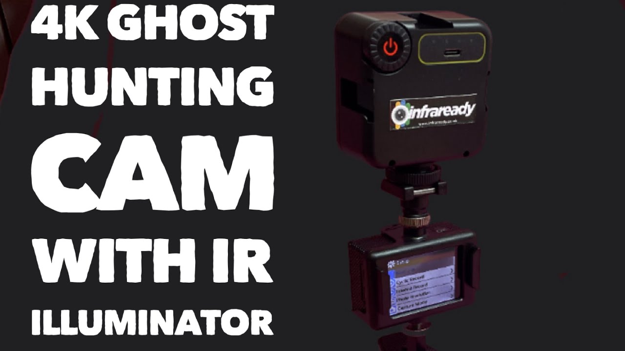 Ghost hunting cam with IR night vision illuminator - YouTube