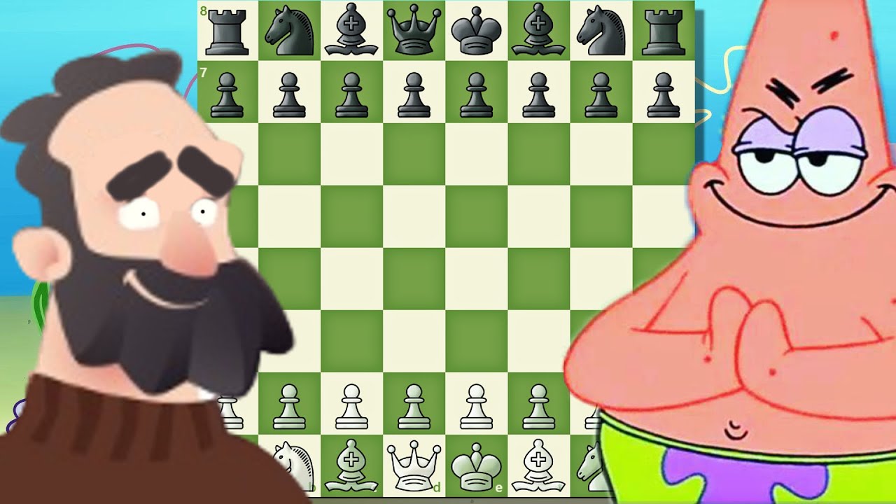 Patrick Star VS Martin (-9999 ELO CHESS) - YouTube