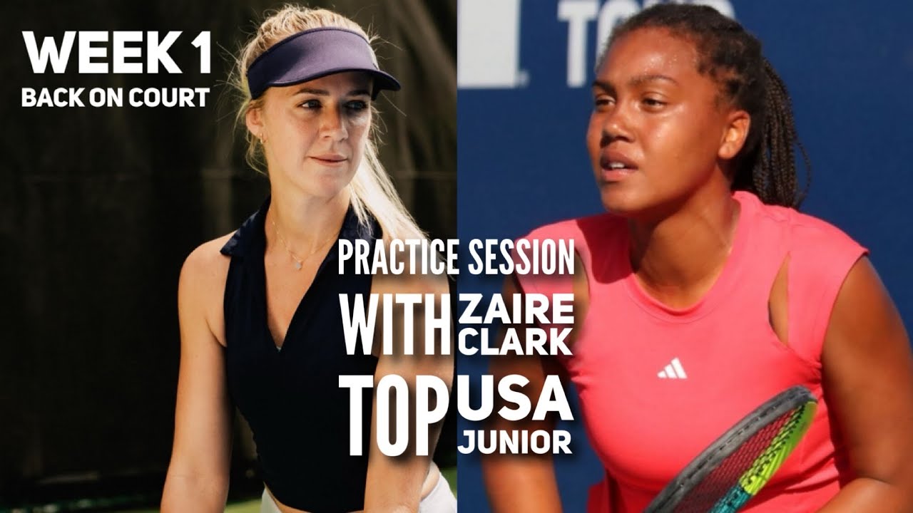 WEEK 1 | Practice Session w/ Zaire Clark (Top USA Junior) - YouTube