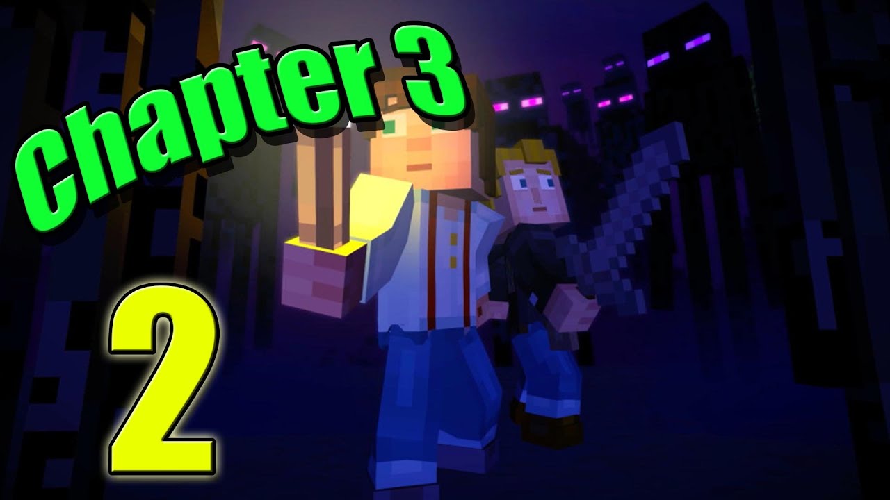 Minecraft Story Mode|Chapter 3| Walkthrough Part 2| Training Enderman ...