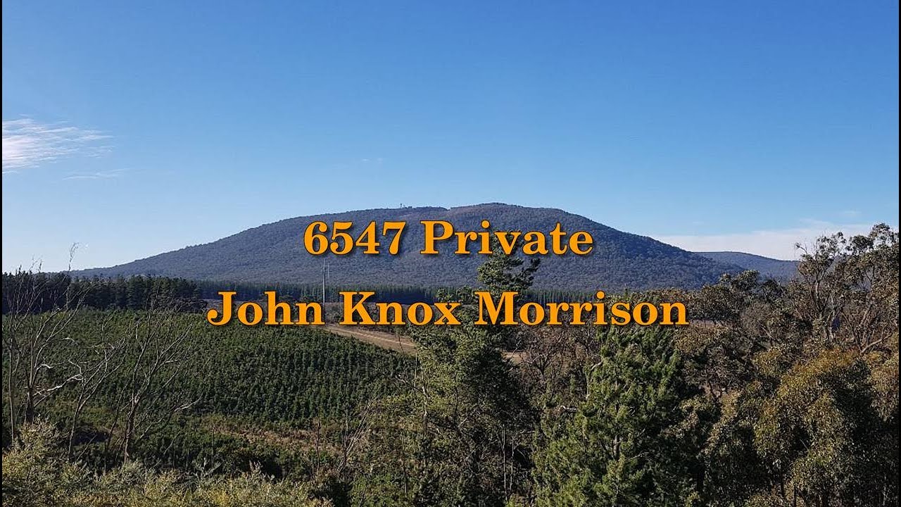MORRISON John Knox PTE 6547 - YouTube