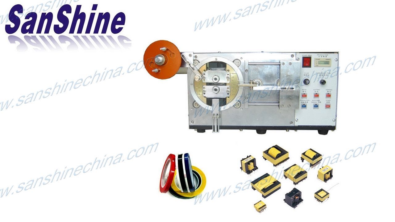 Transformer ferrite cores automatic bonding taping machine bonding ...
