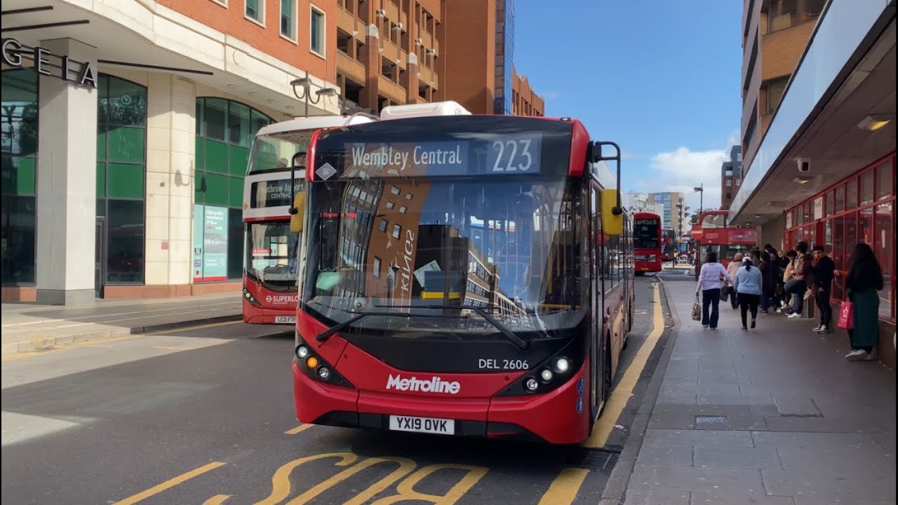 [FIRST DAY WITH METROLINE] Bus Journey on Route 223 - Harrow - Kenton ...